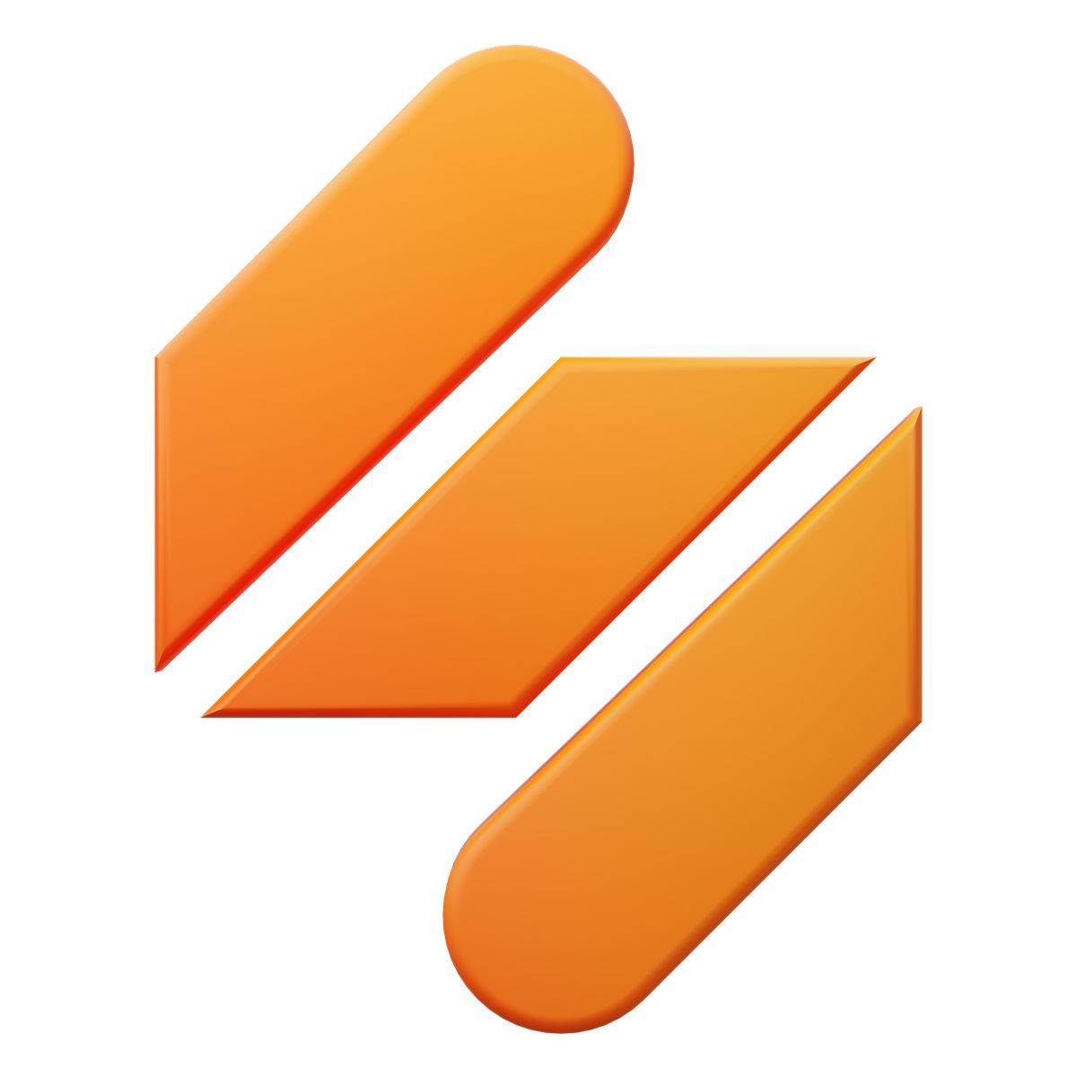 icono Simplified AI Logo en estilo 3D Fluency