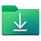Downloads Folder icon in 3D Fluency Style