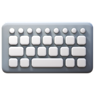 Keyboard icon in 3D Fluency Style