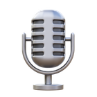 Microphone icon in 3D Fluency Style