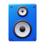 Subwoofer icon in 3D Fluency Style