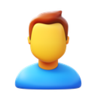 Person icon in Pastel Glyph Style