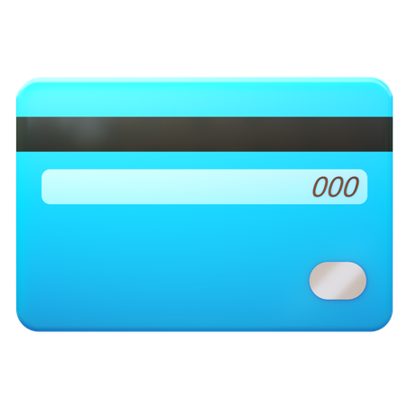 Card Verification Value icon in 3D Fluency Style