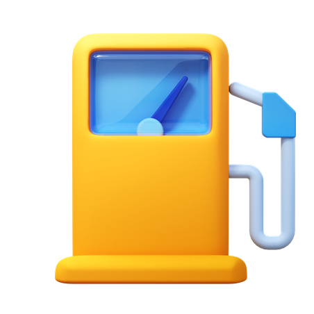Gas Station icon in 3D Fluency Style