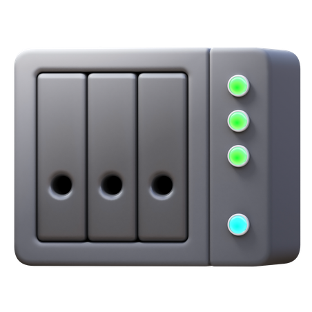 NAS icon in 3D Fluency Style