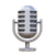 Microphone icon in 3D Fluency Style