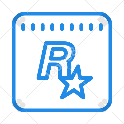 Rockstar Games Blue Logo Redesigned Rockstar Games Logo (Update)