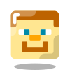 Minecraft Main Character icon in Arcade Style
