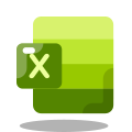 Microsoft Excel icon in Arcade Style