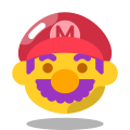 Super Mario icon in Arcade Style