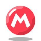 Mario icon in Arcade Style