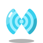 RFID Signal icon in Arcade Style