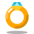Ring Side View icon in Arcade Style