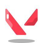 Valorant icon in Arcade Style