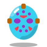 Jason Voorhees icon in Arcade Style