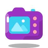 SLR Back Side icon in Arcade Style