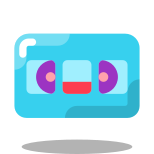 Tape Drive icon in Arcade Style