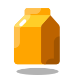 Tetra Pak icon in Arcade Style