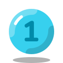 1st icon in Gradient Line Style