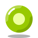 Connection Status On icon in Cute Outline Style
