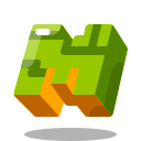 Minecraft Logo icon in iOS Style