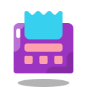 Receipt icon in Pulsar Line Style
