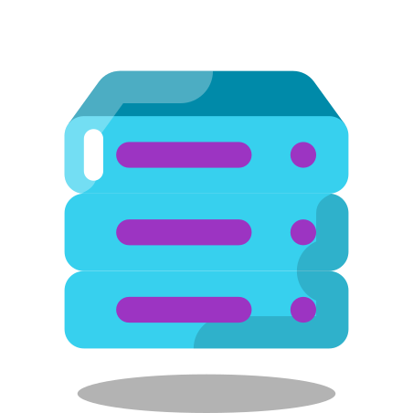 Stack icon in Arcade Style