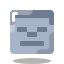 Minecraft Skeleton icon in Arcade Style