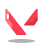Valorant icon in Arcade Style