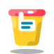 Urine Collection icon in Arcade Style