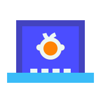 Baby App icon in Color Style
