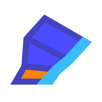 Chisel Tip Marker icon in Gradient Line Style