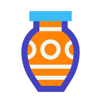 Pottery icon in iOS Filled Style