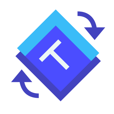 Auto Rotate Based on Text icon in Avantgarde Style
