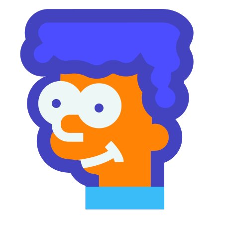 Marge Simpson icon in Avantgarde Style