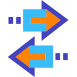 Sorting Arrows Horizontal icon in Avantgarde Style