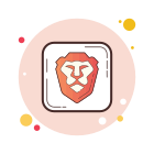 Brave Web Browser icon in Bubbles Style