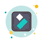 Filmora icon in Bubbles Style