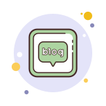 Naver Blog icon in Bubbles Style