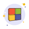 Code Blocks icon in Stickers Style
