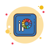Ibis Paint X icon in Bubbles Style
