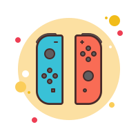 Nintendo Switch icon in Color Style