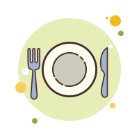 Tableware icon in iOS Style