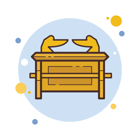 Ark Of The Covenant icon in Bubbles Style