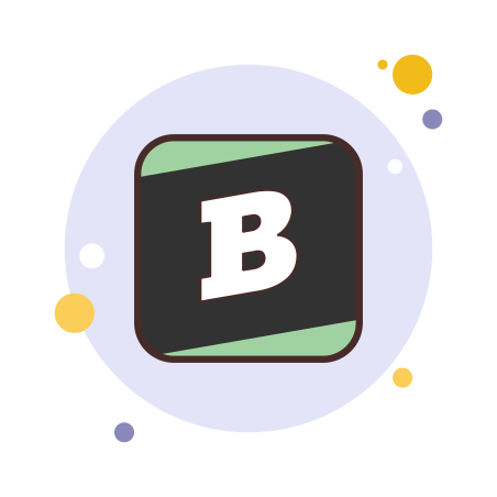 Brainly icon in Bubbles Style