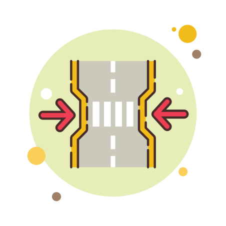 Curb Extension icon in Bubbles Style