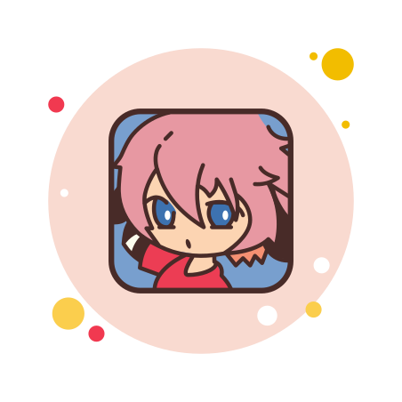 Gacha Life icon in Bubbles Style