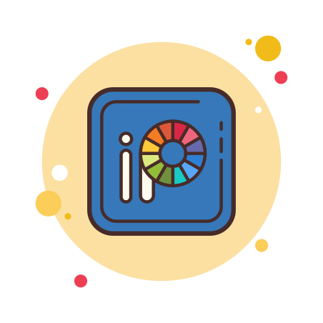 Ibis Paint X icon in Bubbles Style