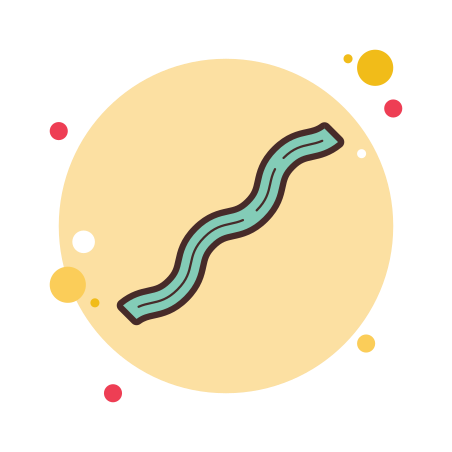 Squiggly Line icon in Bubbles Style