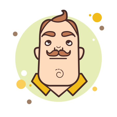 Theodore Peterson icon in Bubbles Style